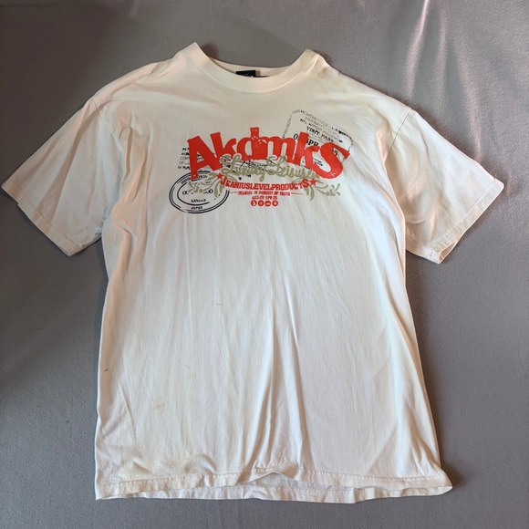 Akademiks | Shirts | Akademiks Jeanius Level Products White Graphic ...
